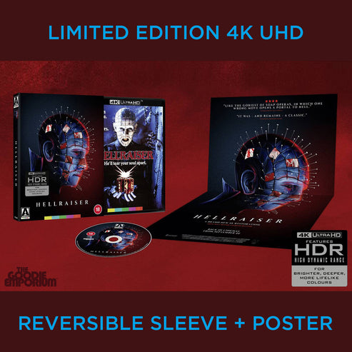 Hellraiser UHD 4K Arrow Ultra HD Blu-ray Hell Raiser Limited Edition P ...