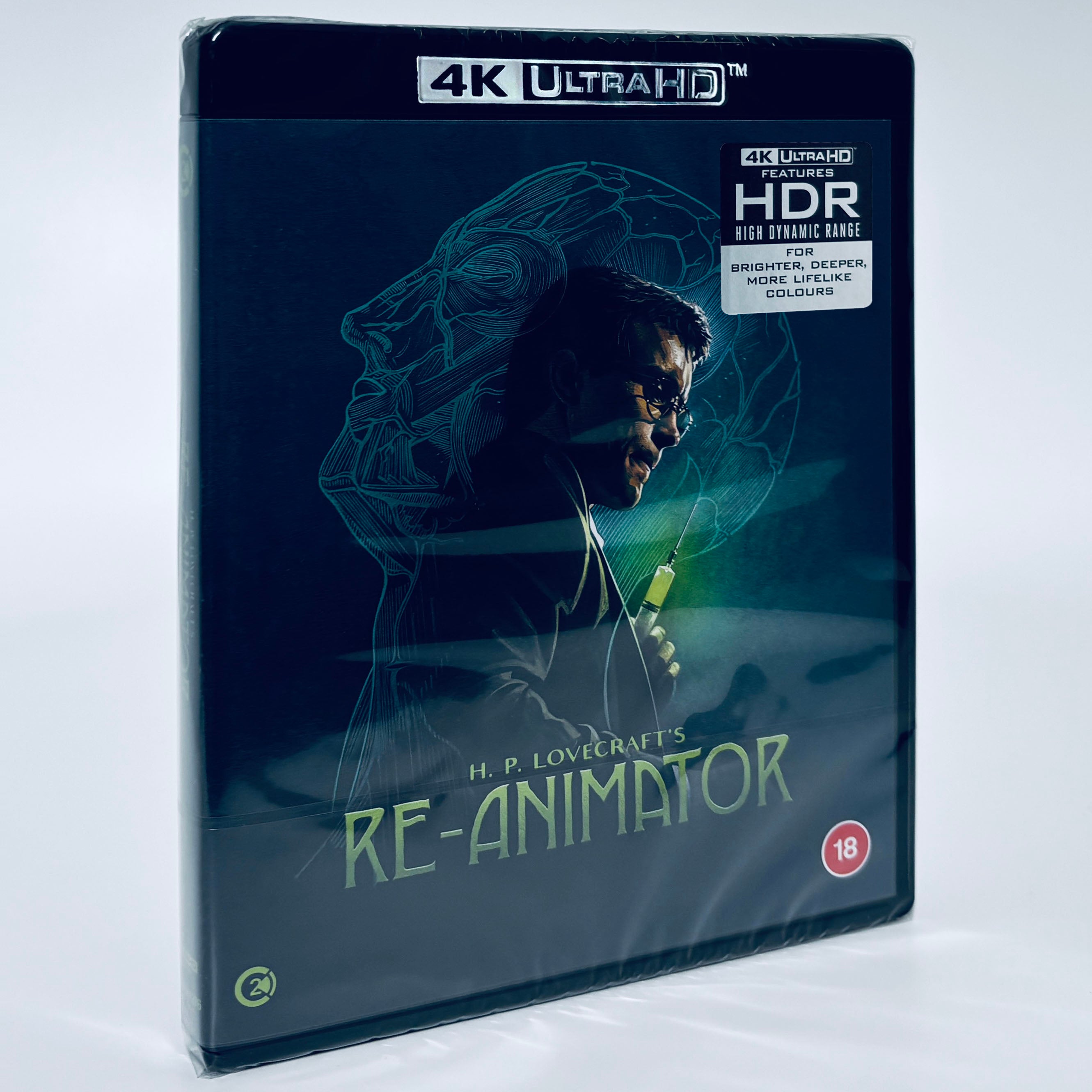 Re-Animator 4K Ultra HD 1985 Reanimator Blu-ray UHD Second Sight Stuar ...