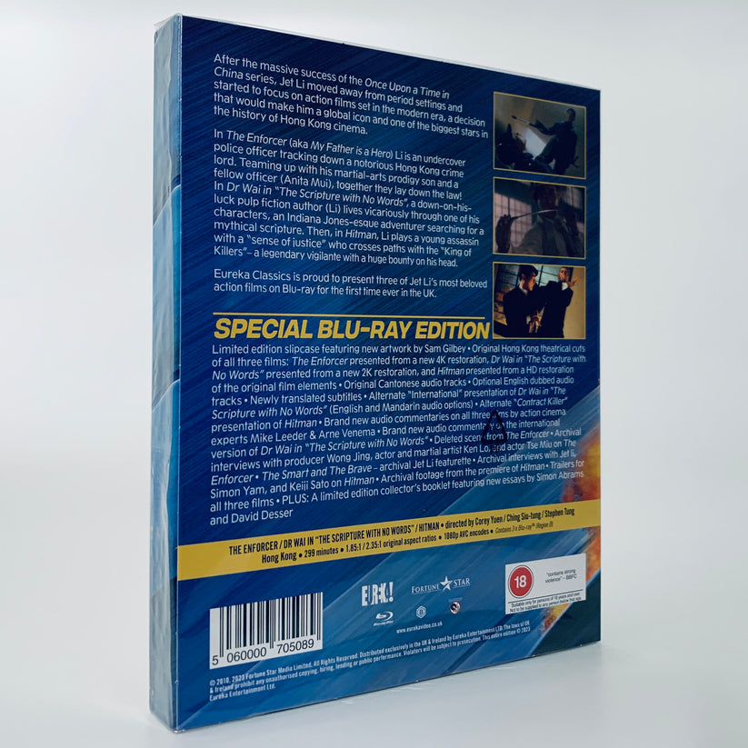 Heroes and Villains Jet Li 3-Disc The Enforcer Dr Wai Hitman My Father ...