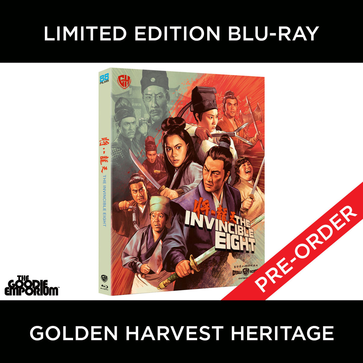 The Invincible Eight Blu-ray 88 Films 8 1971 Lo Wei Angela Mao Nora Mi ...